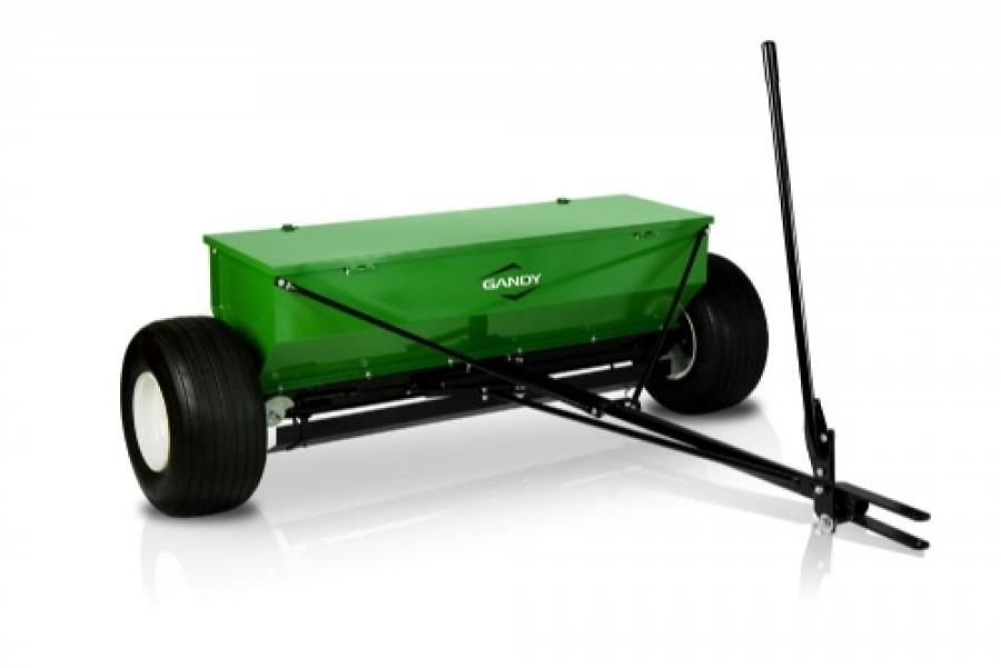 5-ft. Drop Spreader with Tow Hitch and 18" Pneumatic Wheels – Gandy Company